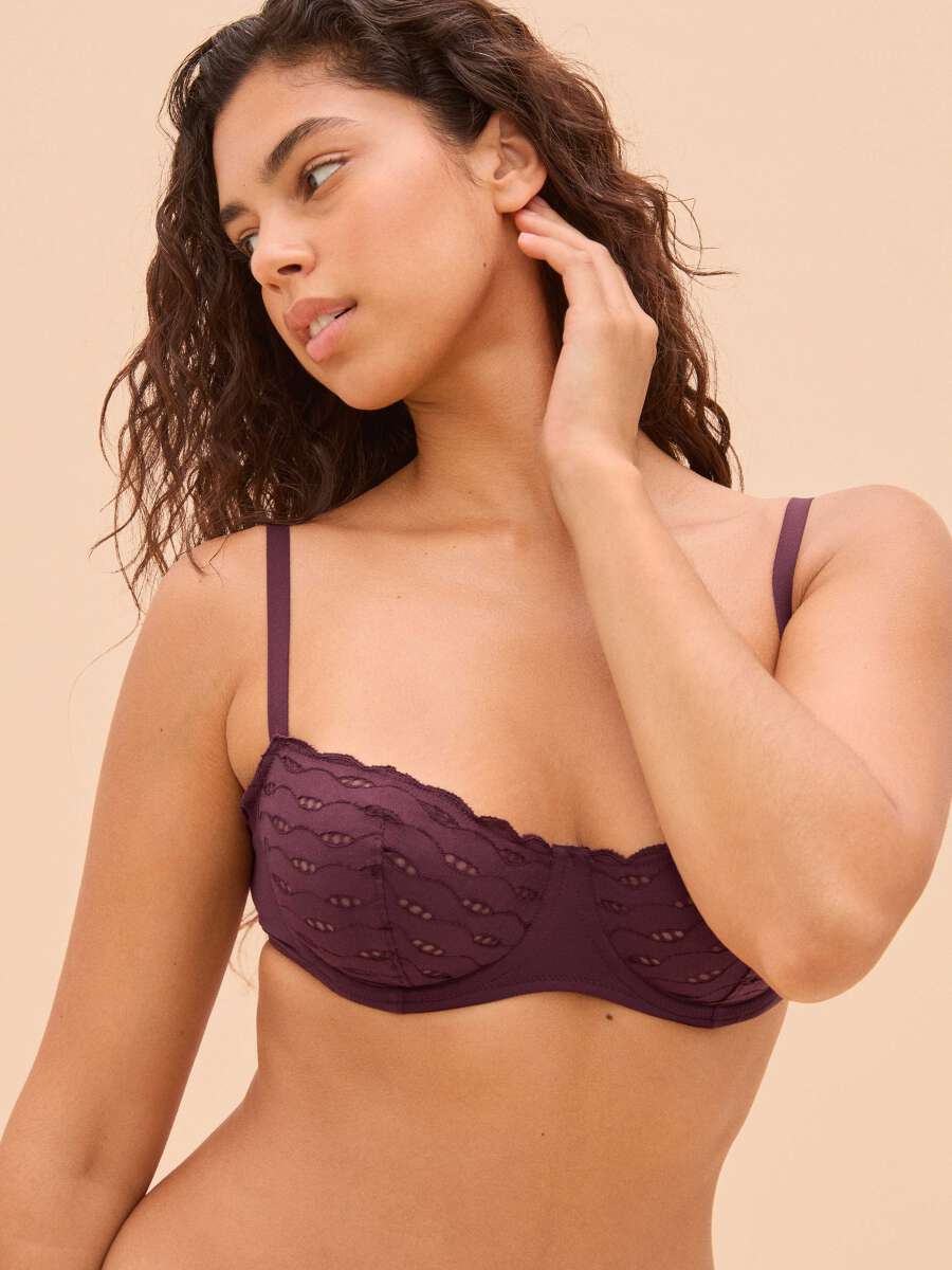 Soutien-gorge corbeille - June Violet | Darjeeling