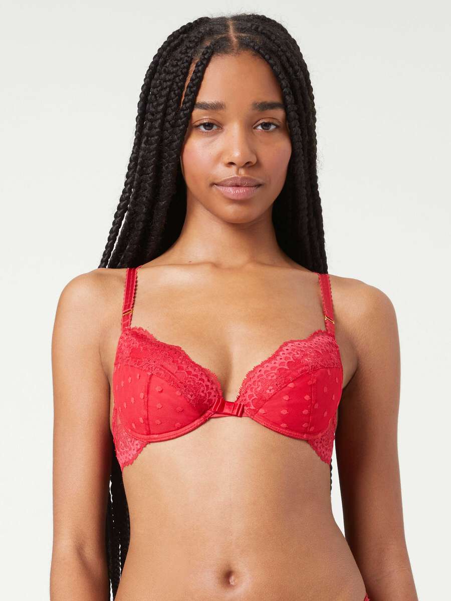 Soutien-gorge push-up - Simone Rouge | Darjeeling